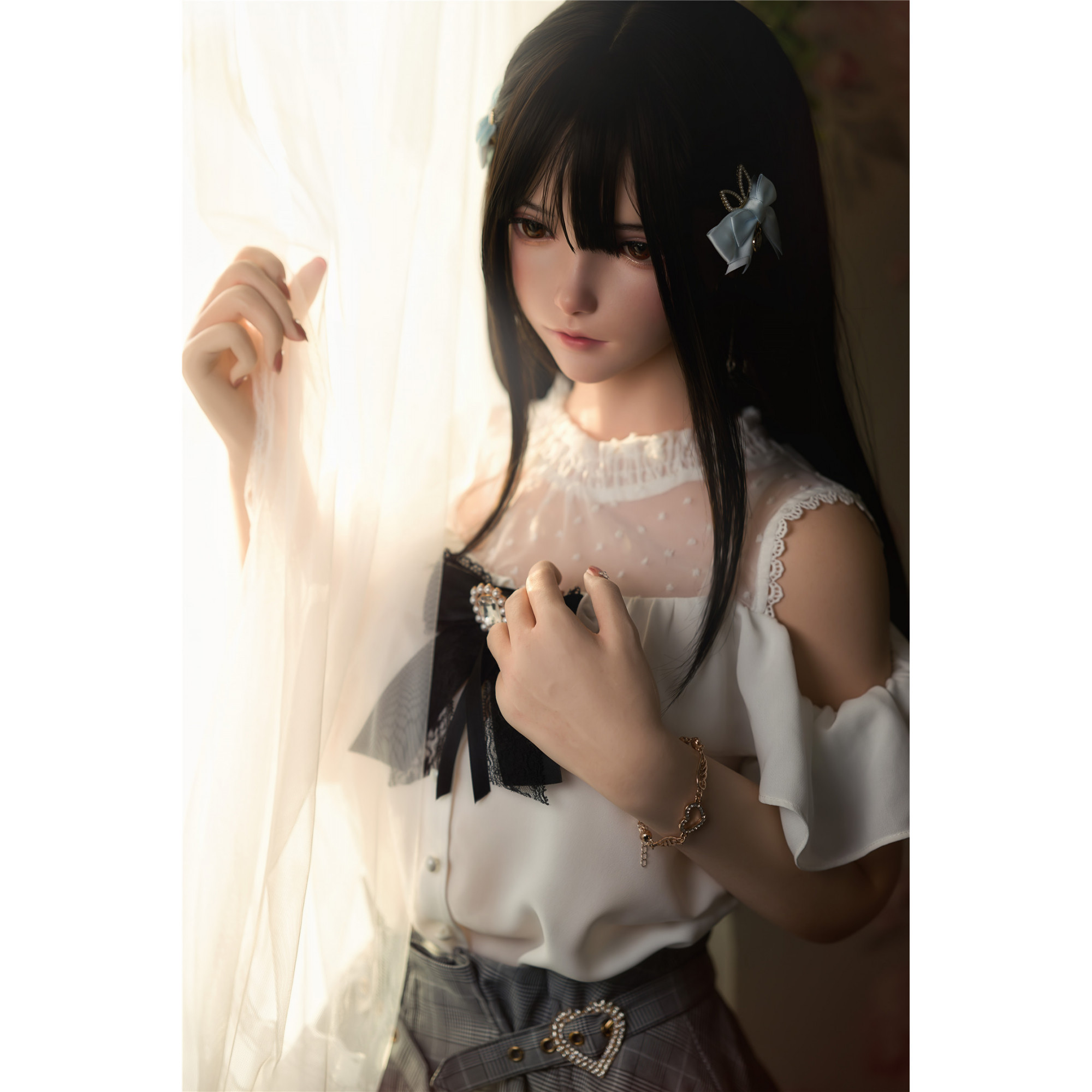 FUDOLL 150cm B cup J024 (with movable jaw) Silicone Doll